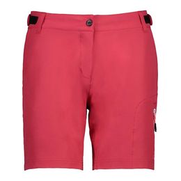 CMP 3in1-Fahrradshorts in Rot - 64% | Gr&ouml;&szlig;e 42 | Damen-sporthosen