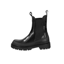 Gant Footwear Leder-Chelsea-Boots in Schwarz - 65% | Gr&ouml;&szlig;e 37 | Stiefeletten