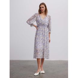 BGN Kleid in Wei&szlig;/ Blau - 89% | Gr&ouml;&szlig;e 34 | Damen-kleider