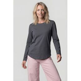 alife and kickin Longsleeve "Leabella" in Anthrazit - 62% | Gr&ouml;&szlig;e S | Damen-tops