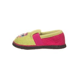 Kitz-Pichler Wollfilz-Hausschuhe "Bobby K&uuml;ken" in Pink/ Gr&uuml;n - 65% | Gr&ouml;&szlig;e 33 | Kinderhausschuhe