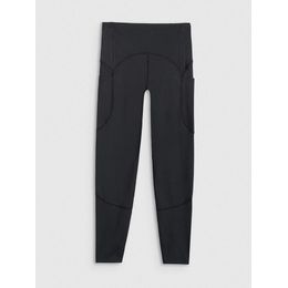 4F Trainingsleggings in Schwarz - 56% | Gr&ouml;&szlig;e S | Damen-sporthosen