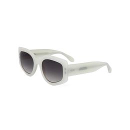 ISABEL MARANT &Eacute;TOILE Damen-Sonnenbrille in Wei&szlig;/ Schwarz - 73% | Gr&ouml;&szlig;e 54 | Damen-brillen