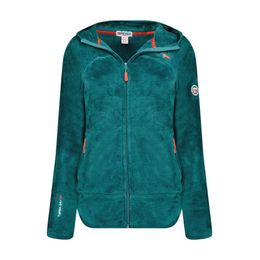 Geographical Norway Fleecejacke "Upalood" in Dunkelgr&uuml;n - 73% | Gr&ouml;&szlig;e XXL | Damenjacken