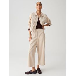 Opus Culotte "Misha" in Beige - 52% | Gr&ouml;&szlig;e 36 | Damenhosen
