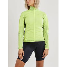 Craft Fahrradjacke "Adv Essence Light Wind" in Gelb - 63% | Gr&ouml;&szlig;e M | Damen-outdoorjacken