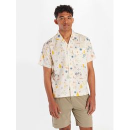 Marmot Funktionshemd "Muir Camp Novelty" in Creme/ Bunt - 62% | Gr&ouml;&szlig;e XL | Herren-sportshirts