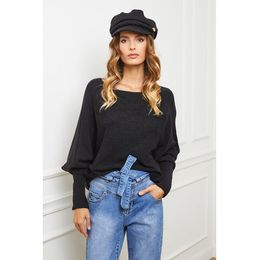 Jos&eacute;fine Pullover "Egale" in Schwarz - 73% | Gr&ouml;&szlig;e L | Damen-pullover-cardigans