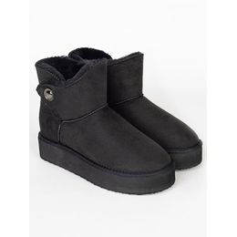 ISLAND BOOT Winterboots "Catalina" in Schwarz - 81% | Gr&ouml;&szlig;e 37 | Damen-stiefel