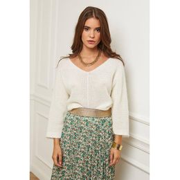 L'armoire de Suzette Pullover in Creme - 83% | Gr&ouml;&szlig;e 36/38 | Damen-pullover-cardigans