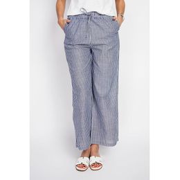 William de Faye Hose in Dunkelblau/ Wei&szlig; - 71% | Gr&ouml;&szlig;e 38 | Damenhosen
