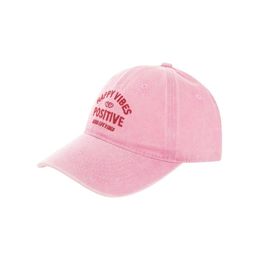 Zwillingsherz Cap "Happy Vibes" in Rosa - 15% | Damen-muetzen-caps