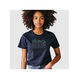 WOOOP Shirt "Take me back to holidays" in Dunkelblau - 57% | Gr&ouml;&szlig;e L | Damen-tops