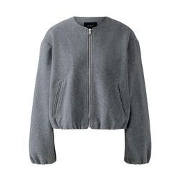 Oui &Uuml;bergangsjacke in Grau - 74% | Gr&ouml;&szlig;e 40 | Damenjacken