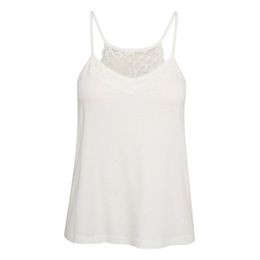 Cream Top "Trulla" in Wei&szlig; - 56% | Gr&ouml;&szlig;e L | Damen-tops
