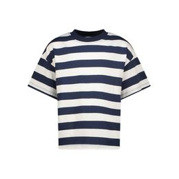 Vingino Shirt in Wei&szlig;/ Dunkelblau - 44% | Gr&ouml;&szlig;e 116 | Kinder-oberteile