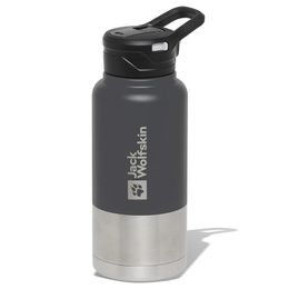 Jack Wolfskin Edelstahl-Trinkflasche "Saima" in Anthrazit - 850 ml - 14% | Damen-outdoor-ausruestung