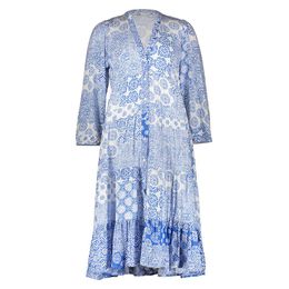 Only Kleid in Wei&szlig;/ Blau - 37% | Gr&ouml;&szlig;e XL | Damen-kleider