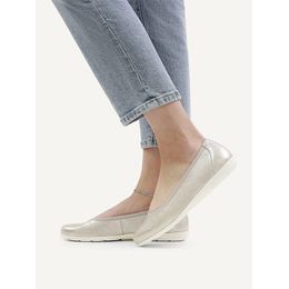 Caprice Leder-Ballerinas in Beige - 23% | Gr&ouml;&szlig;e 41 | Damen-ballerinas