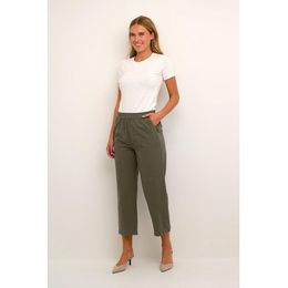 Kaffe Hose "Naya" in Khaki - 44% | Gr&ouml;&szlig;e 38 | Damenhosen