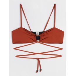 Icone Bikini-Oberteil "Limoncello" in Rot - 80% | Gr&ouml;&szlig;e M | Damen-bademode