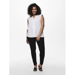 Only Carmakoma Bluse in Wei&szlig; - 56% | Gr&ouml;&szlig;e 44 | Damen-blusen