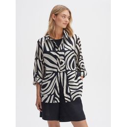 Opus Hemd in Wei&szlig;/ Schwarz - 51% | Gr&ouml;&szlig;e 40 | Damen-blusen