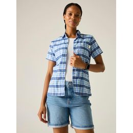 Regatta Funktionshemd "Begarno" in Blau - 73% | Gr&ouml;&szlig;e 44 | Damen-outdoor-tops-shirts