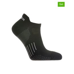 Seger 3er-Set: Funktionssocken "Running Sneakers Short Coolmax" in Schwarz - 25% | Gr&ouml;&szlig;e 37-39 | Damen-outdoor-ausruestung