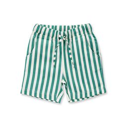 Sense Organics Shorts "Ressad" in Gr&uuml;n/ Wei&szlig; - 39% | Gr&ouml;&szlig;e 116 | Kinderhosen
