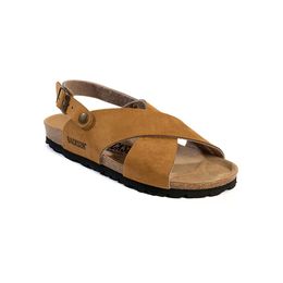 BACKSUN Sandalen "Manabi" in Camel - 60% | Gr&ouml;&szlig;e 37 | Damen-sandalen