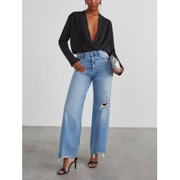 Milan Kiss Bluse in Schwarz - 62% | Gr&ouml;&szlig;e M | Damen-blusen