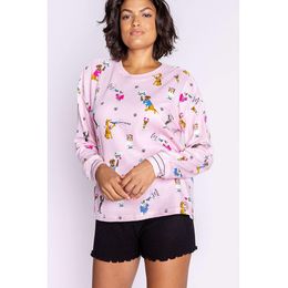 PJ Salvage Pyjama-Oberteil in Rosa - 44% | Gr&ouml;&szlig;e M | Damen-loungewear