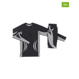 COLD 2tlg. Funktionsw&auml;sche-Set in Schwarz/ Grau - 44% | Gr&ouml;&szlig;e L/XL | Herren-sportunterwaesche