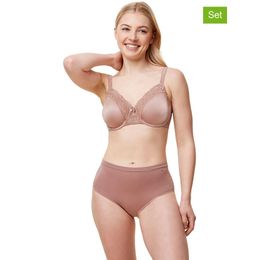 Triumph 2er-Set: Taillenslip in Hellbraun - 52% | Gr&ouml;&szlig;e 36-42 | Damen-unterteile