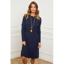 Jos&eacute;fine Strickkleid "Garcy" in Blau - 72% | Gr&ouml;&szlig;e XL | Damen-kleider