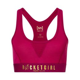 super.natural Sport-BH ''Rocket175'' in Rot - 61% | Gr&ouml;&szlig;e S | Damen-sportunterwaesche