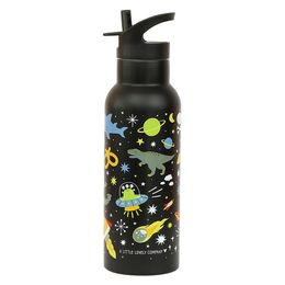 a little lovely company Trinkflasche "Galaxy" in Schwarz - 500 ml - 15% | Kinder-austruestung-accessoires