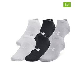 Under Armour 6er-Set: Sportsocken "Essential" in Wei&szlig;/ Schwarz/ Grau - 24% | Gr&ouml;&szlig;e XL | Damen-outdoor-ausruestung