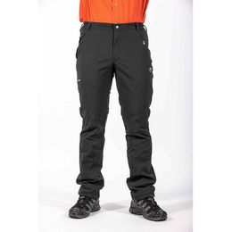 Maul Sport Softshellhose "Nebelhorn REC" in Schwarz - 73% | Gr&ouml;&szlig;e 28 | Herren-outdoorhosen