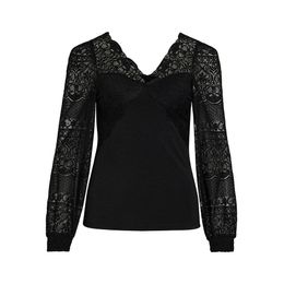 Vila Bluse "Vialia" in Schwarz - 53% | Gr&ouml;&szlig;e M | Damen-blusen