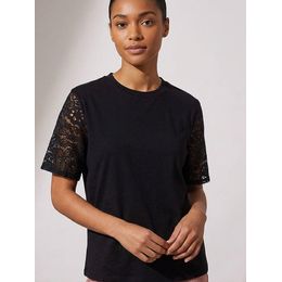 Sublevel Shirt in Schwarz - 50% | Gr&ouml;&szlig;e M/L | Damen-tops