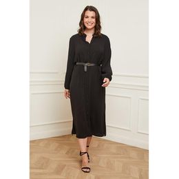 Curvy Lady Kleid in Schwarz - 72% | Gr&ouml;&szlig;e 44/46 | Damen-kleider