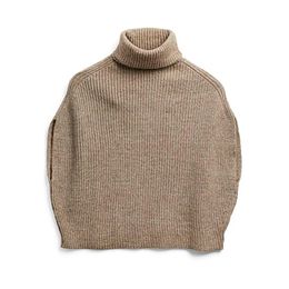 Pieces Poncho in Hellbraun - 54% | Damenjacken