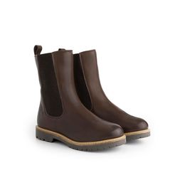 TRAVELIN' Leder-Chelsea-Boots "Lemming" in Braun - 69% | Gr&ouml;&szlig;e 43 | Stiefeletten