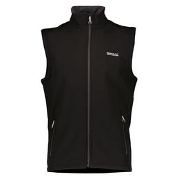 Regatta Softshellweste "Bradwell III" in Schwarz - 72% | Gr&ouml;&szlig;e S | Herren-outdoorjacken