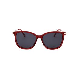 Carolina Herrera Damen-Sonnenbrille in Rot-Gold/ Dunkelblau - 64% | Gr&ouml;&szlig;e 56 | Damen-brillen