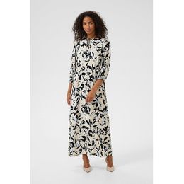 Kaffe Kleid in Beige/ Schwarz - 59% | Gr&ouml;&szlig;e 42 | Damen-kleider