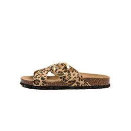 billowy Pantoletten in Braun/ Beige - 65% | Gr&ouml;&szlig;e 37 | Damen-pantoletten