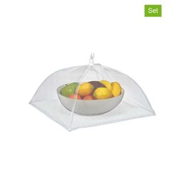Garden Spirit 2er-Set: Abdeckhauben in Wei&szlig; - (L)30 x (B)30 cm - 31% | Damen-outdoor-ausruestung